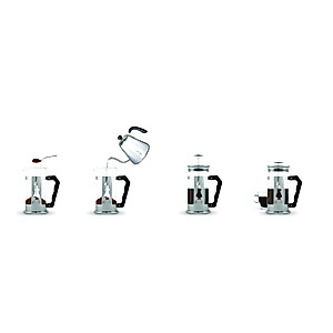 Bialetti Preziosa French Press Coffee Maker, 600 ml, Steel