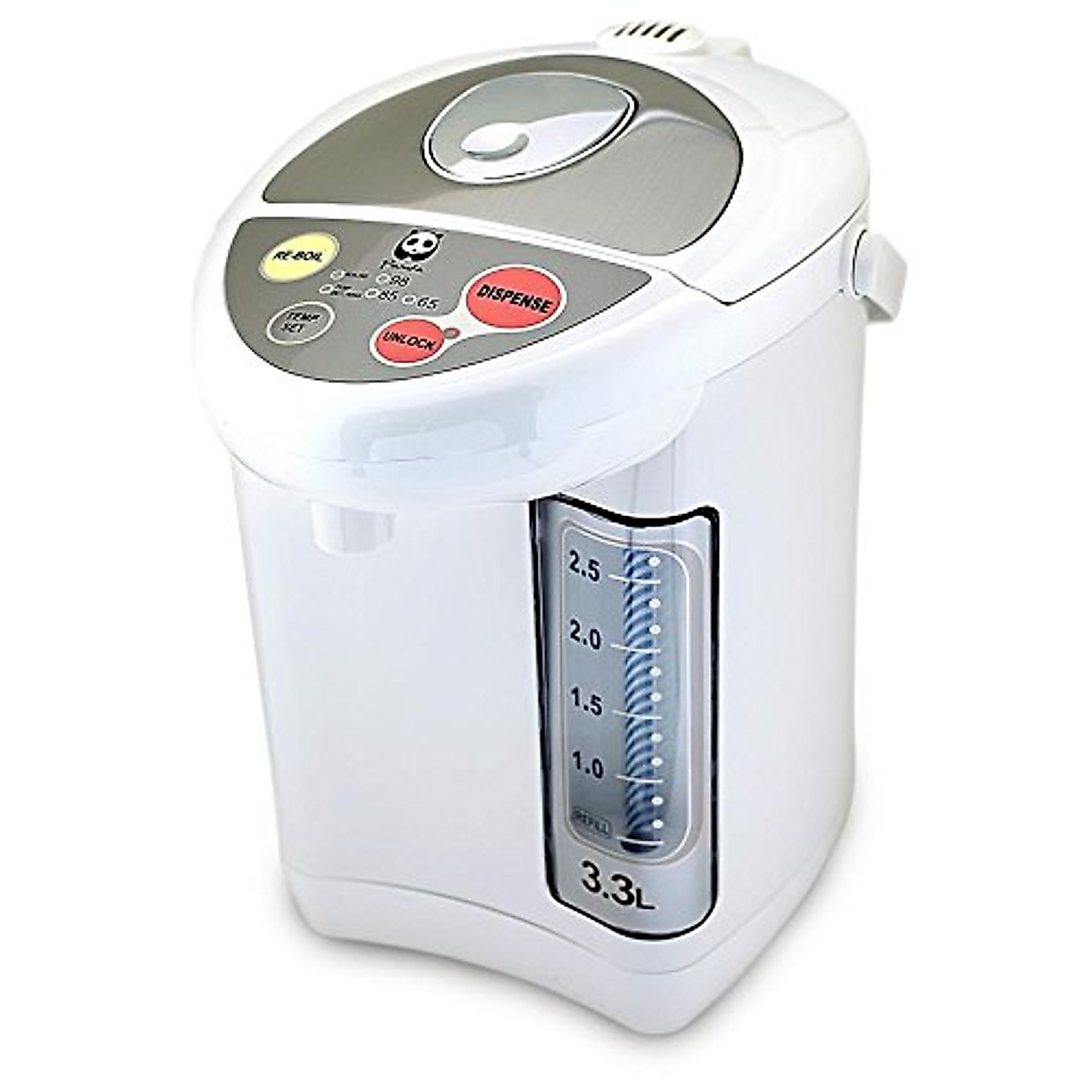 Panda Electric Hot Water Boiler and Warmer, Hot Water Dispenser, 304 Stainless Steel Interior (3.3 Liter, White)