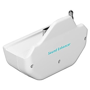 CUIFATI Sound Enhancer for Convenient Volume Up and Down Buttons The Voice Mode Greatly Attenuates Environmental Sounds Designed for Controllers(White)