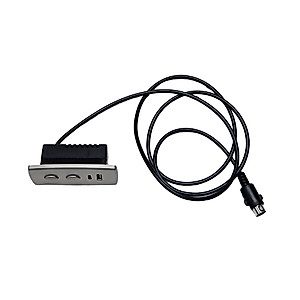 2 Button 5 Pin Hand Control with USB Type A and C Port Replacement for Electric Sofa Power Recliner