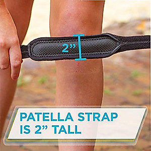 BraceAbility Kids Knee Band | Child Osgood Schlatter Strap for Jumpers Knee, Patella Tendonitis, Youth Sports Brace with Pad for Running, Soccer, Volleyball & Basketball (Small)