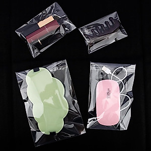 Cellophane Bags, Self Sealing Cellophane Treat Bags, 4x6 Inches 100 Pcs Clear Cookie Bags, Resealable Gift Bag with seal for Cookies, Candy, Bakey, Gifts, birthday Party Favors Bags wedding goody bags