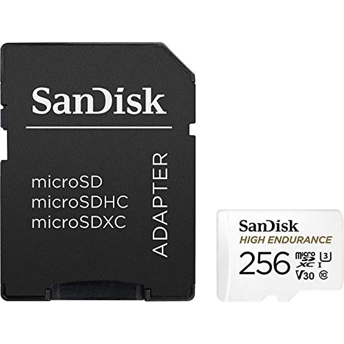 Garmin Dash Cam Mini 2, Tiny Size, 1080p and 140-degree FOV, Monitor Your Vehicle While Away w/ New Connected Features, Voice Control & SanDisk 256GB High Endurance Video microSDXC Card with Adapter