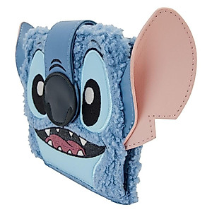 Loungefly Stitch Plush Sherpa Bifold Wallet