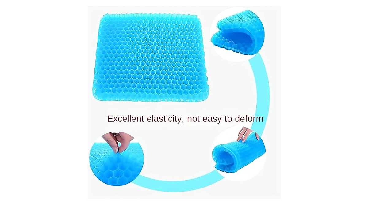 Ergonomic Gel Pressure Relief Cushion for Comfort & Support