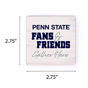 Penn State University Fans Friends Gather 2.75 x 2.75 Wood Refrigerator Magnet