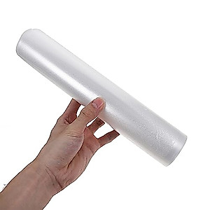 Vacuum Sealer 1 Roll Vacuum Sealer Bags Storage Vacuum Sealed Bags Food Vac Bags for Meal Prep Sous Vide Food Storage Dehydrated Freeze Dried Foods Vacuum Sealer Machine