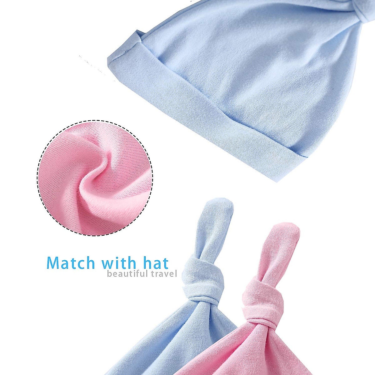 YSCULBUTOL Baby Twins He did it She did it Newborn Infant Baby Bodysuit Romper Outfit Toddler Clothes (blue he did it and hat 9m)