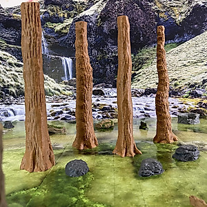 Extruded Gaming Towering Redwood Trees