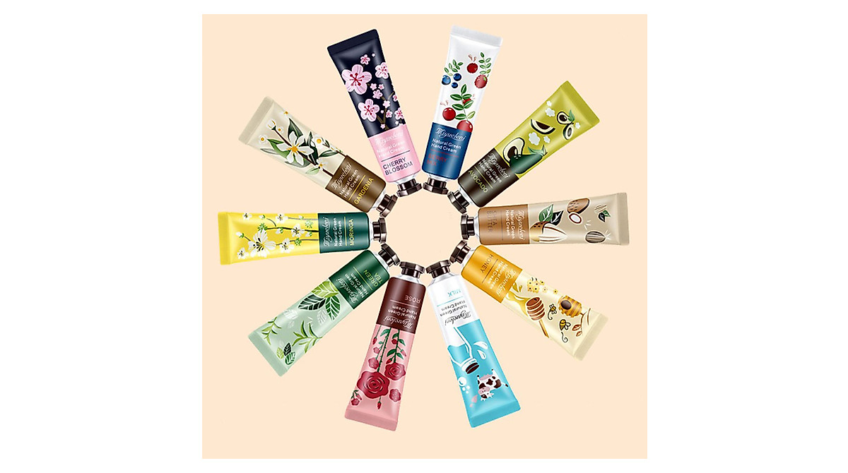 BONNIESTORE 10-Pack Hand Cream Set | Travel Moisturizing Hand Care