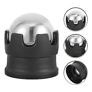 BESPORTBLE Massage Ball Hot and Cold Rolling Ball Household Roller Ball Metal Massage Ball Face Massage Roller Facial Ice Globes Relaxation Ball Plastic Hot and Cold Compress