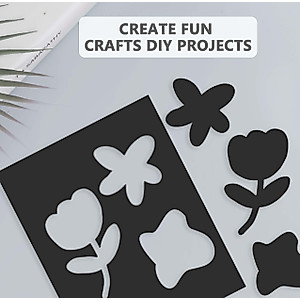 Somime 12 Pack Backing Boards Only - 9x12 Uncut Black Mats Matboards, Acid Free Backerboards, Ideal for Photos/Pictures/Prints/Frames/Arts