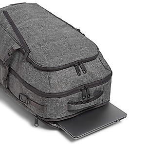 Vera Bradley Women's Recycled Lighten Up Reactive Lay Flat Backpack Travel Bag, Black, One Size US