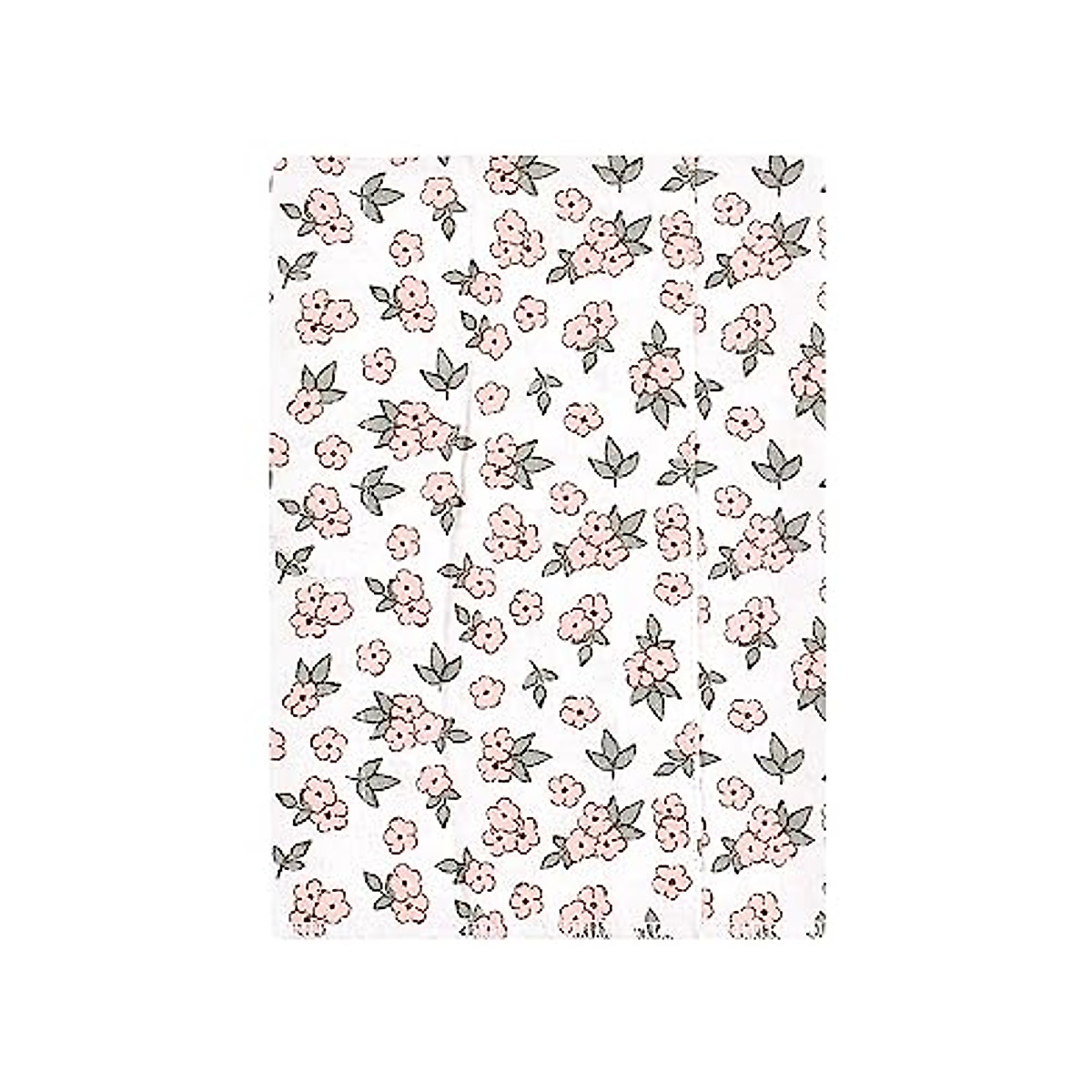 Hudson Baby Unisex Baby Cotton Flannel Burp Cloths 7-Pack, Wild Forest Pink, One Size