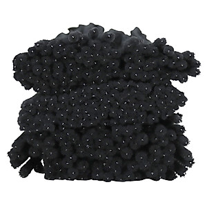 Iconikal Black Pipe Cleaners Craft Chenille Stems for DIY Art Supplies, 350-Count