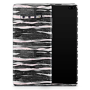 DesignSkinz Karamfila Silver & Pink Marble V5 Protective Vinyl Decal Wrap Skin Cover Compatible with The Samsung Galaxy S20 (Screen Trim & Back Glass Skin)