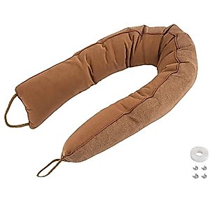 Door Draft Stopper, 36 inch Draft Stopper,Noise Isolation Stopper Door, Dust Blocking Under Door, Suitable for Interior/Exterior Doors (Brown)