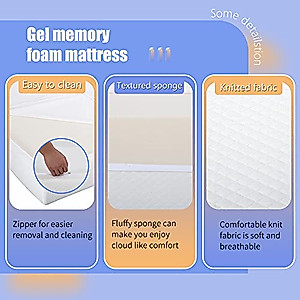 12 Inches Cooling-Gel Memory Foam Mattress Medium Firm Feel Memory Foam Mattress Bed in a Box CertiPUR-US Certified,Full