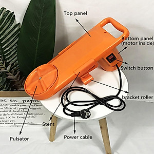 Portable Mini Washing Machine, Bucket Mounted Washing Machine, Compact Semi Automatic Washer Laundry with Digital Display and Leakage Protection Fit for Dormitories Apartment