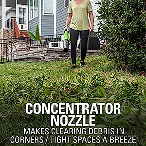 Greenworks 40V (120 MPH / 450 CFM) Cordless Axial Blower, 4Ah USB Battery (USB Hub) and Charger Included