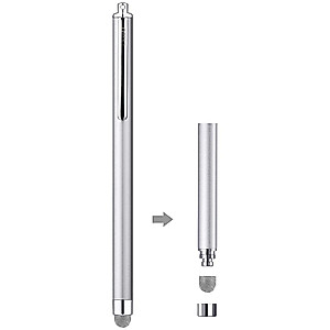 ChaoQ 0.27 Inches (7 mm) Replaceable Mesh Fiber Tips Stylus Pen (Pack of 10)