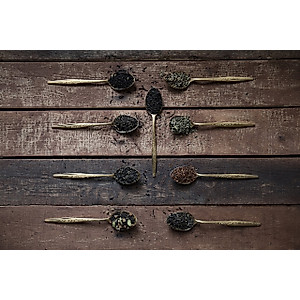 Golden Moon Tea Variety Pack - 9 Loose Leaf Tea Sampler - Organic Black, Green, White, and Herbal Teas Gift Set