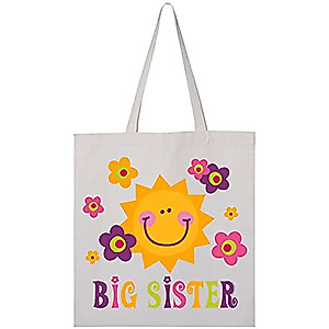 Inktastic Sunny Big Sister Tote Bag 0020 White 16f84