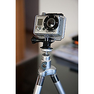 Sametop Tripod Mount Adapter Compatible with GoPro Hero 11, 10, 9, 8, 7, 6, 5, 4, Session, 3+, 3, 2, 1, Hero (2018), Fusion, Max, DJI Osmo, Sjcam, Xiaoyi Action Cameras (4 Packs)