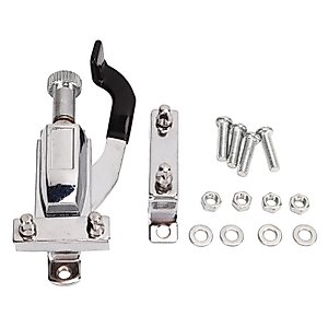Pwshymi Silver Snare Drum Strainer, Slick Exterior Strainer Throw Off Butt End Set Accessories Drum Set Percussion Mounts Snare Drum Regulator Snare Mapex Snare Throw Off Accesor