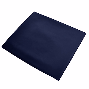 Full Size 6 Piece Bed Sheet Set (Flat Sheet 19" Fitted Sheet 4 Pillowcases) Eco Friendly Wrinkle Free Sheets Machine Washable Hotel Bedding Silky Soft - Navy Blue