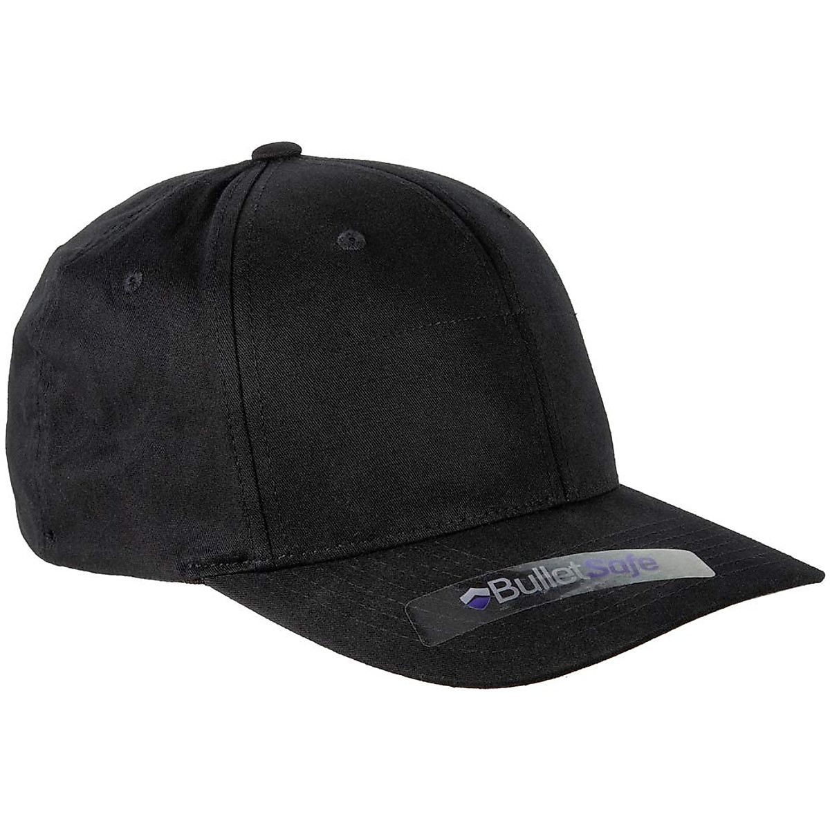 BULLETSAFE Standard Baseball Cap, Black, Small