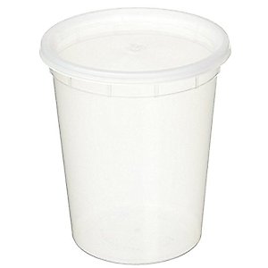YW Deli Food Container, 100 Pack, Clear