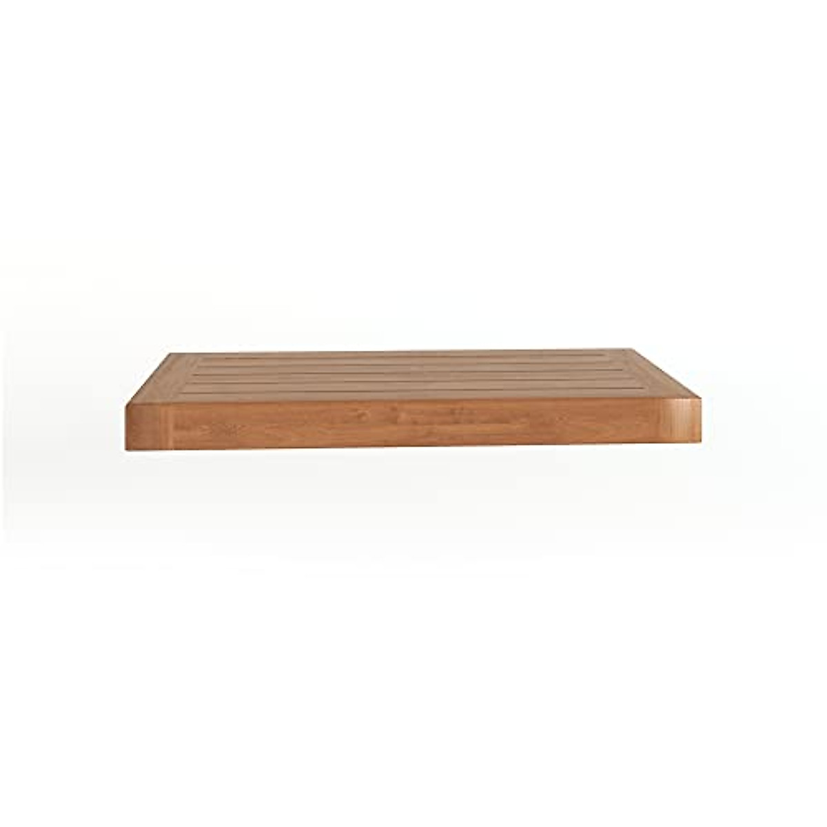 18" Moa Teak Flat Wall Shelf