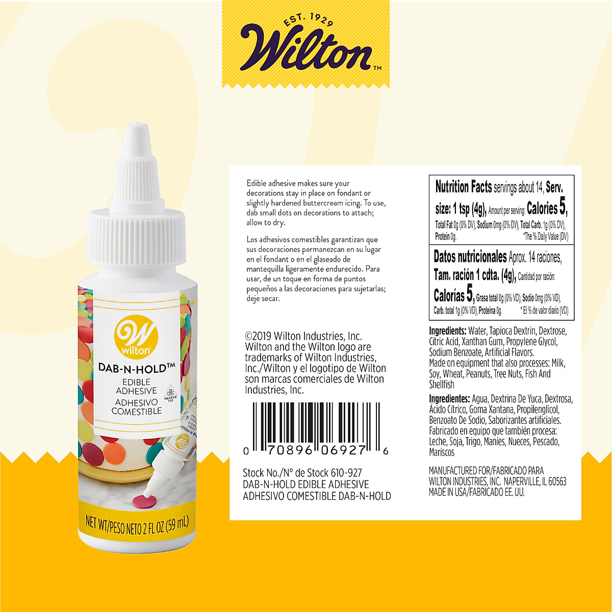 Wilton Dab-N-Hold Edible Adhesive, 2 oz.