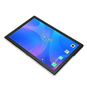 HD Tablet, Octa Core CPU Dual SIM Dual Standby Support 4G LTE 12GB 256GB Tablet US Plug 100-240V for Android 12.0 for Reading for Elderly (Silver)