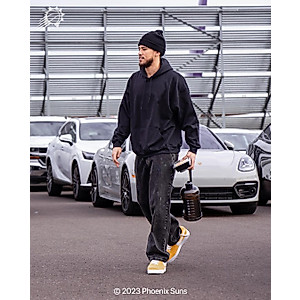 Hydro Gallon® 1 Bottle - 1 Gallon Water Bottle Jug with Straw Lid, Spout Chug Lid, Handle, Motivational Time Marker. Daily Intake All Day Leakproof BPA free Large Big Bottle. 128oz (Black)