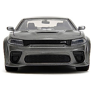 2021 Charger SRT Hellcat Gray Metallic Fast X (2023) Movie 1/24 Diecast Model Car by Jada 34472