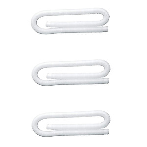 Intex 1.25 Inch Diameter Accessory Pool Pump Replacement Hose 59In Long (3 Pack)