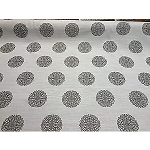 Moda Celtic Knot Silver Crown Jacquard Fabric by The Yard