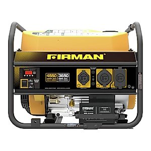 Firman P03601 Portable Generator, 3650-Watt, Recoil Start, 14 Hour Run Time - Quantity 1
