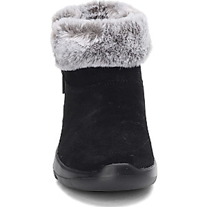 Skechers Women's On-The-Go Joy-Savvy Ankle Boot, Black/Grey, 10