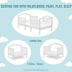 Dream On Me Rosie Toddler Bed in Grey