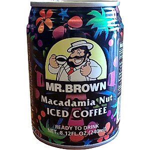 Mr. Brown Iced Coffee, Macadamia Nut, 24 - 8.12-Ounce Cans