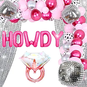 JeVenis Howdy Party Decoration Western Cowgirl Party Decorations Cowboy Bachelorette Bridal Shower Decorations Lets Go Girls Party Supplies