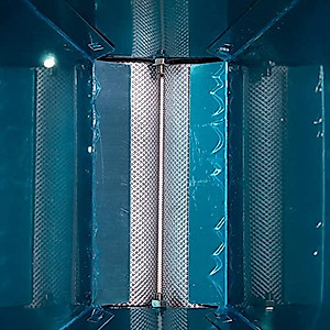 Malt Crusher Adjustable Barley Grinder 2 Roller Grain Mill Stainless Steel Adjustable Barley Grinder with Cleaning Brush and Large Capacity Hopper for Beer Brewing by LUCKEG