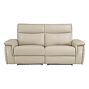 Lexicon Raelynn Power Double Reclining Loveseat, Taupe