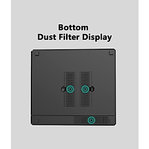 ADJNPCY Dust Filter for Synology NAS DS920+ DS420+ DS918+ DS418play Dustproof PVC Cover - Black