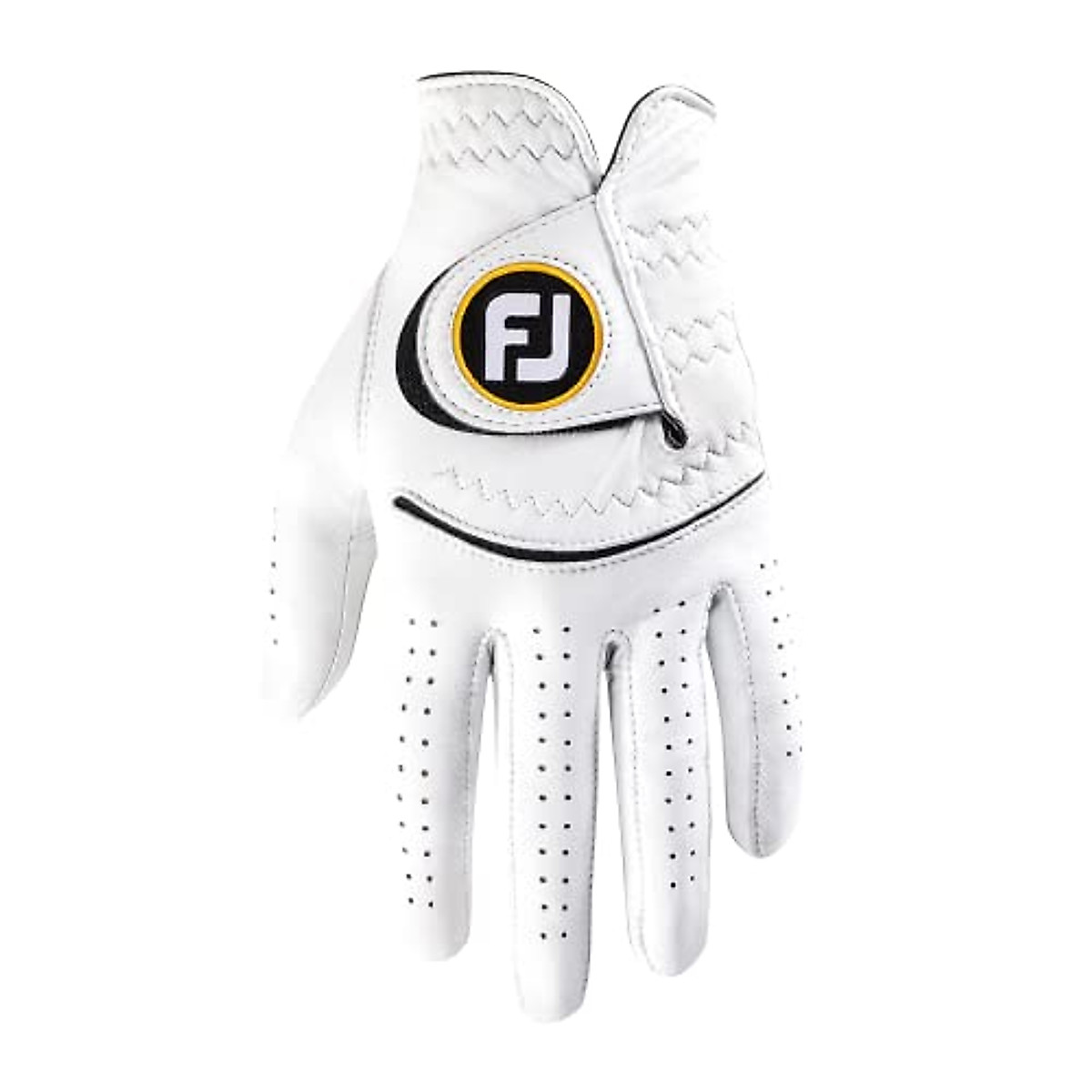 FootJoy Men's StaSof Golf Glove, White, Cadet X-Large, Worn on Left Hand