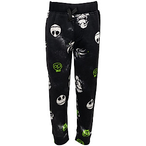 Disney Nightmare Before Christmas Jack Big Boys Fleece Hoodie & Pants Black 14-16