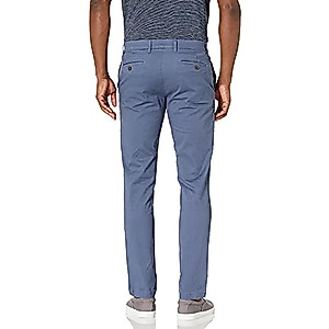 Amazon Essentials Men's Skinny-Fit Washed Comfort Stretch Chino Pant (Previously Goodthreads), Denim, 32W x 32L